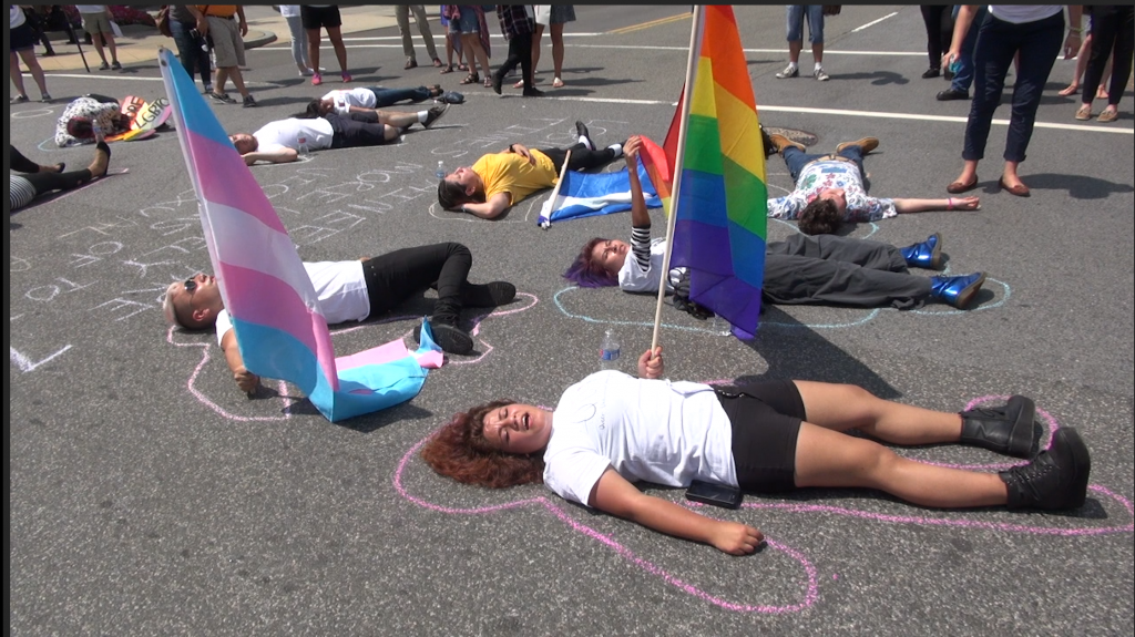 Video: LGBTQ advocates demand release of transgender undocumented ...