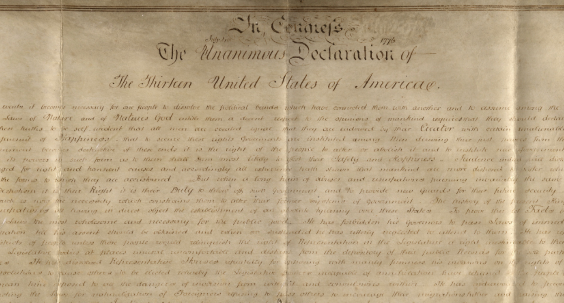 How Did a Copy of the Declaration of Independence End Up in England ...