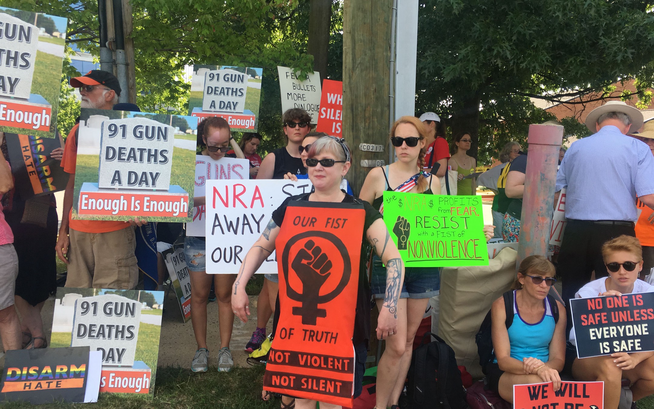 Protestors Boo NRA, Call for ‘End to War on Minorities and Women ...