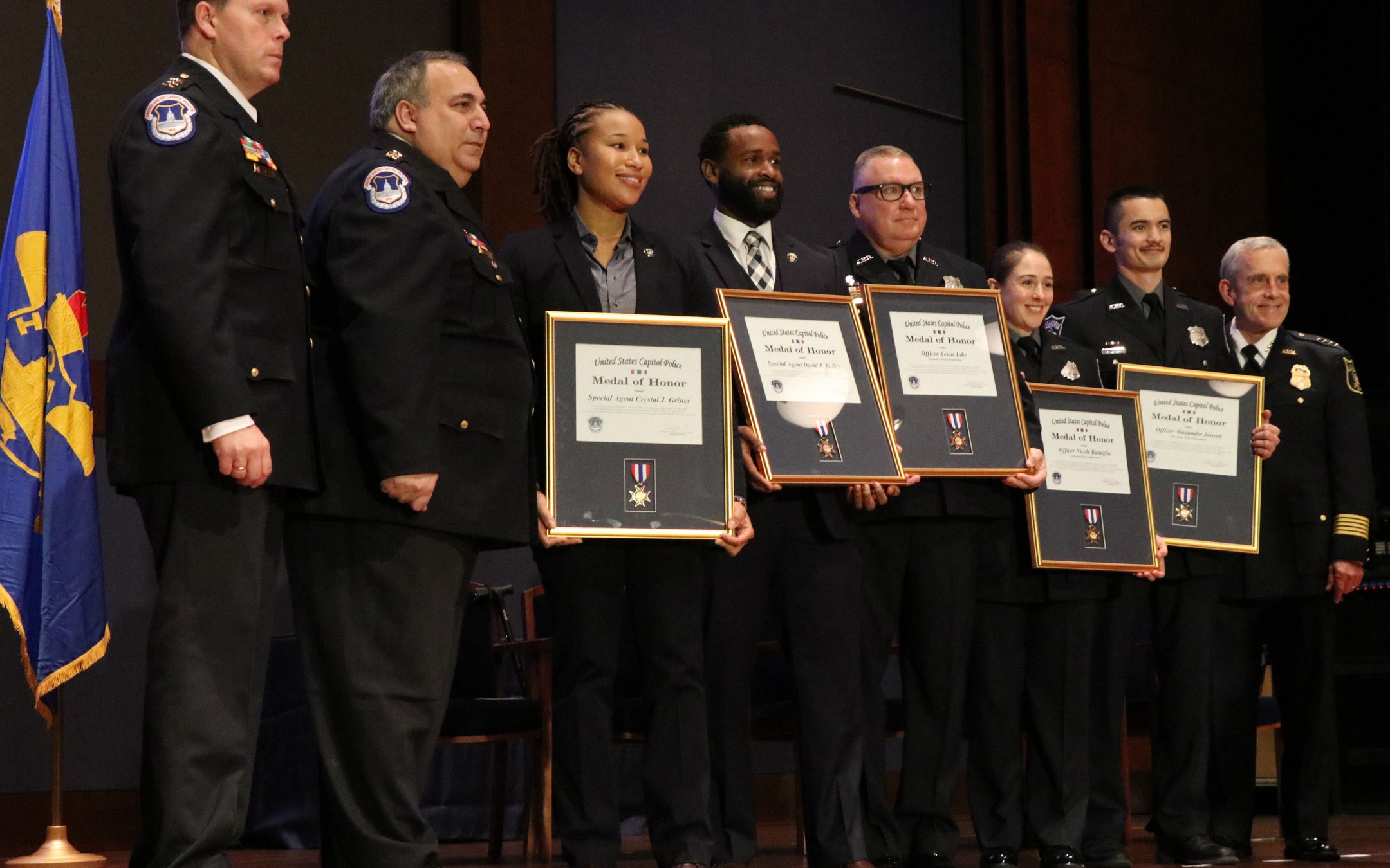Police officers honored for heroism during Va. ballpark shooting ...