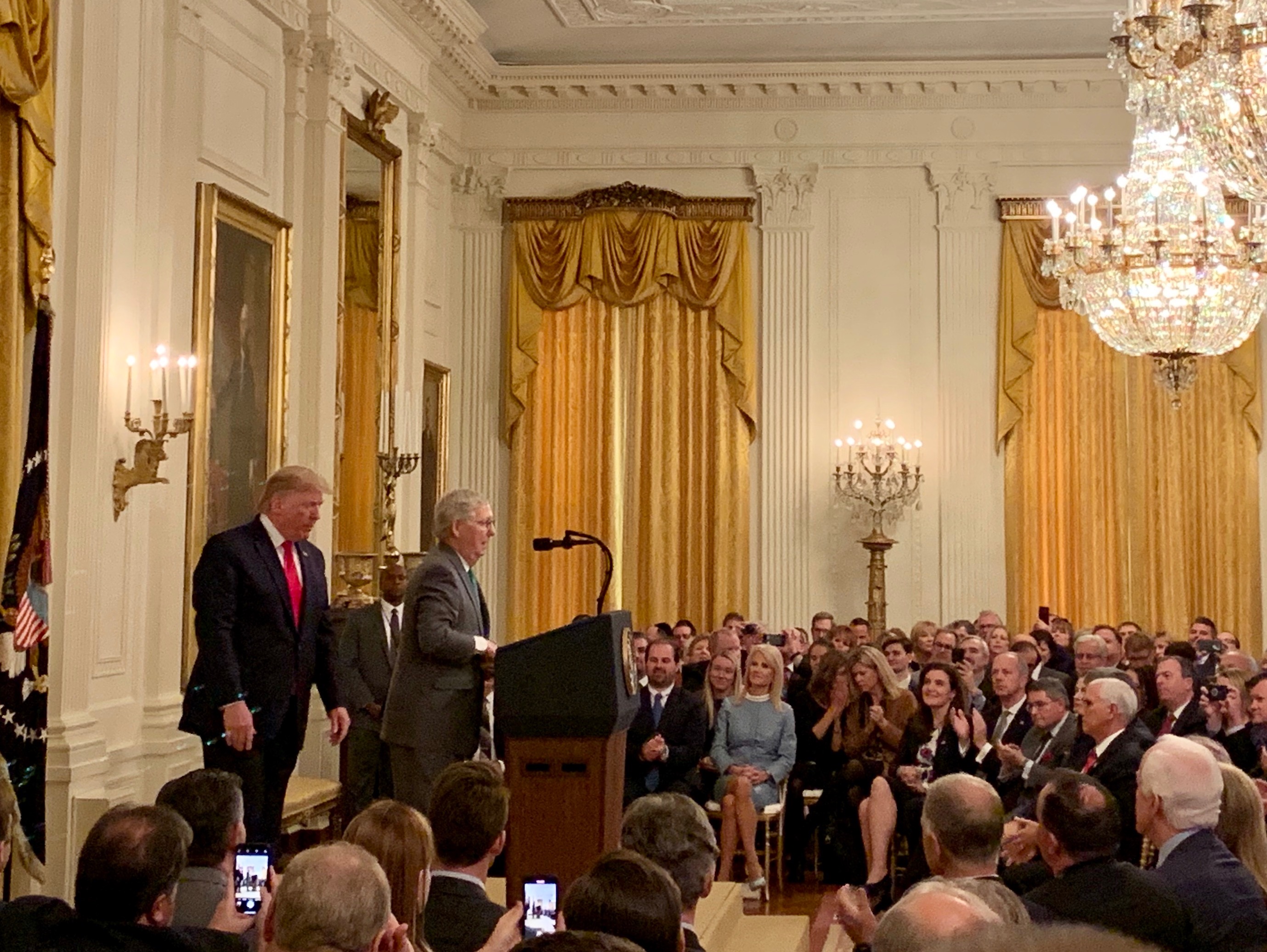 Trump boasts of "quality and quantity" of federal judges he nominated ...